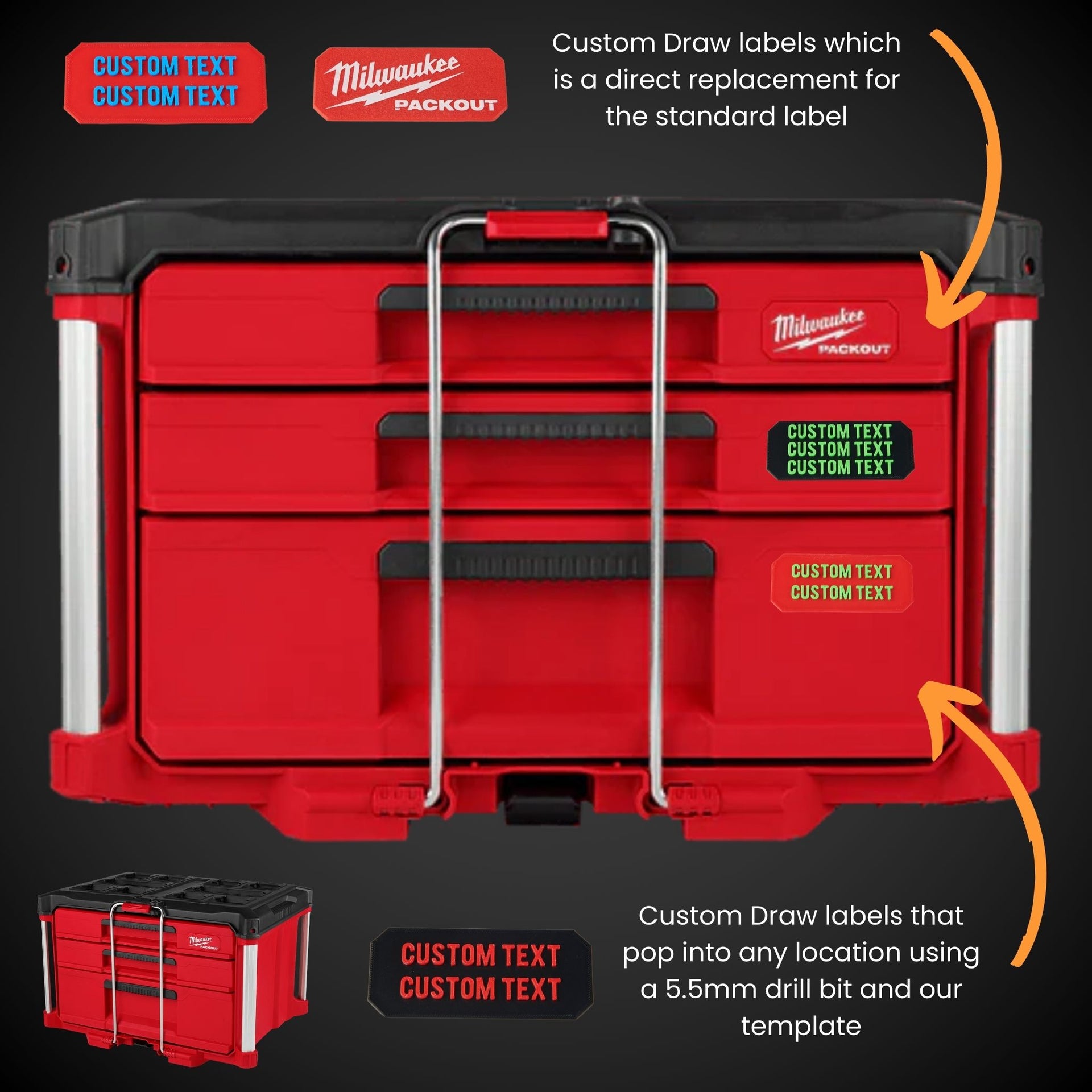 Multi-Depth 3-Drawer Tool Box – 3DPRO
