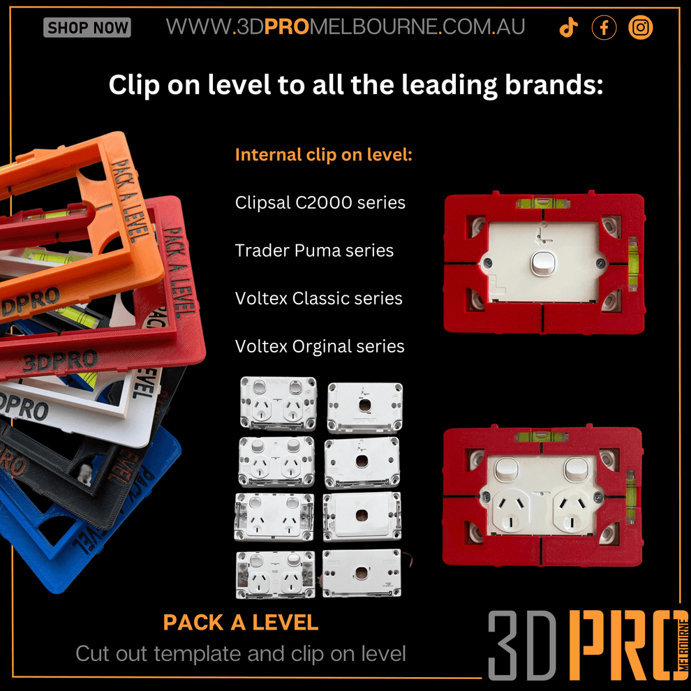 Shop with us for Clipsal Iconic clip-on level | 3D Pro