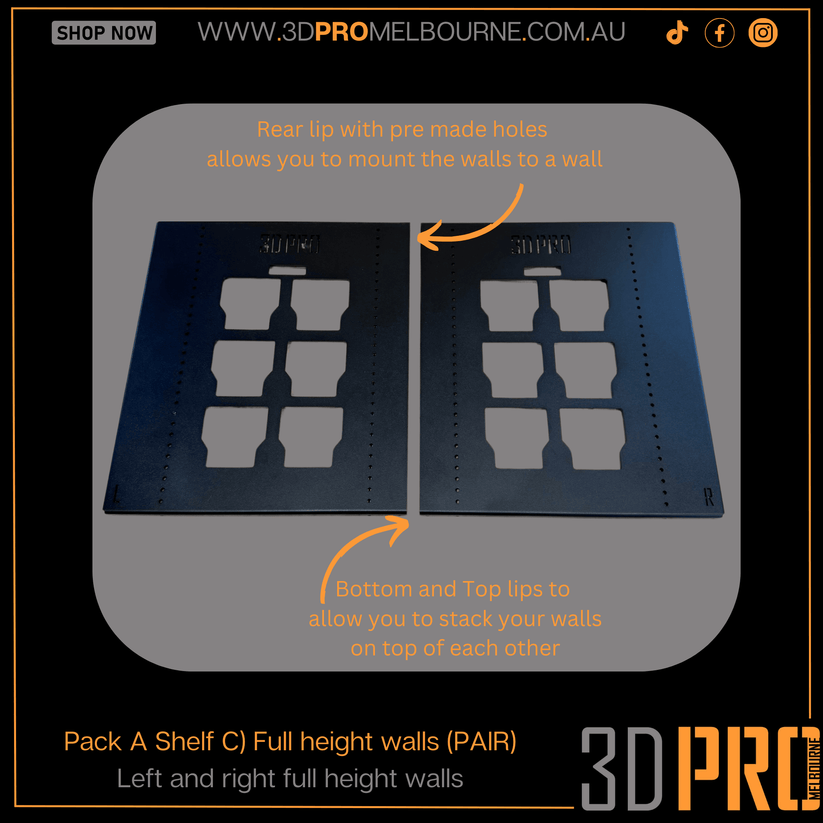 C) Pack-A-Shelf (Set of full height Walls)