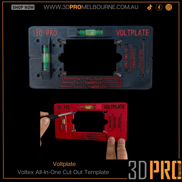 Shop now for Voltplate - Voltex all in one cut out template | 3D Pro