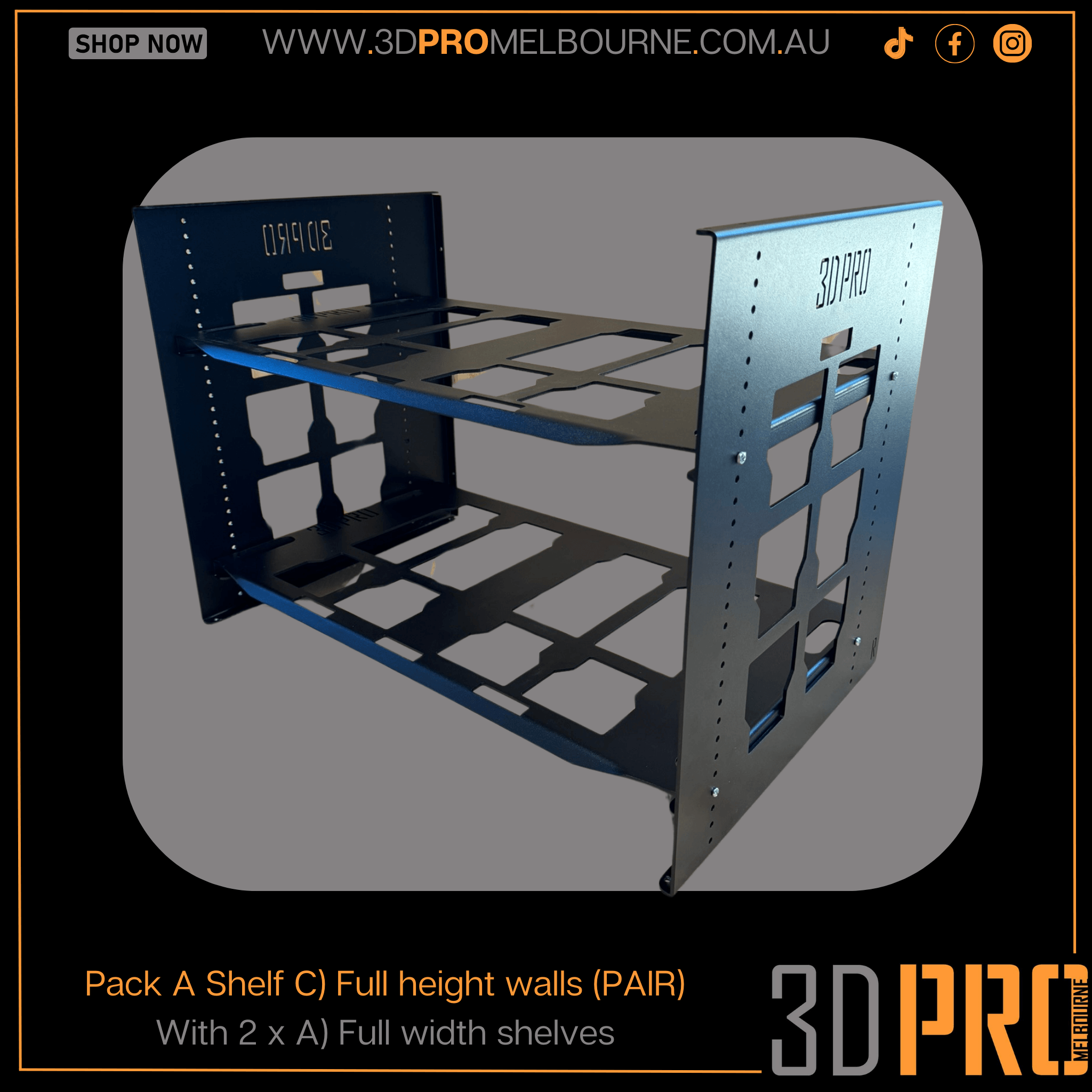 C) Pack-A-Shelf (Set of full height Walls)