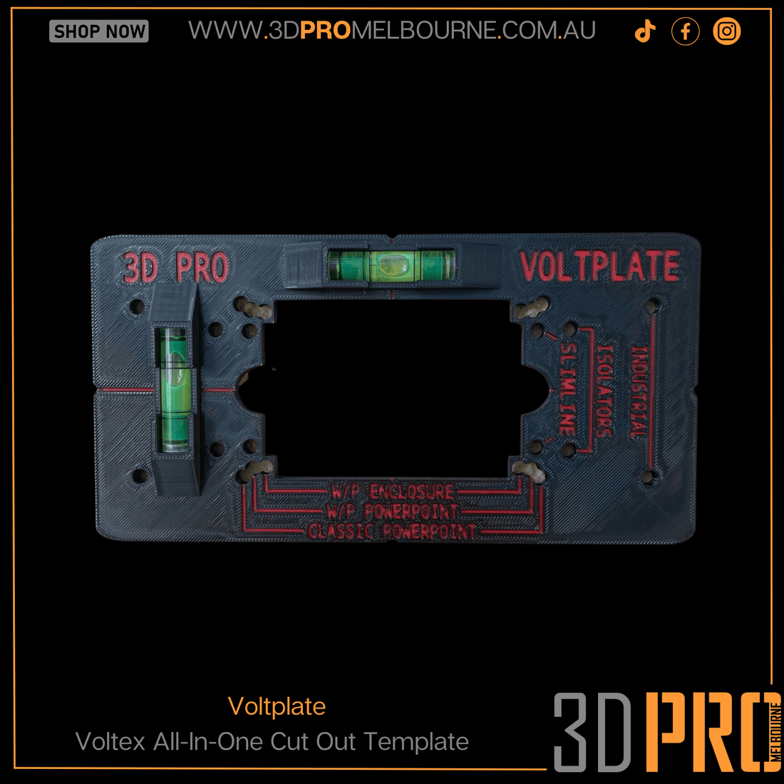 Shop now for Voltplate - Voltex all in one cut out template | 3D Pro