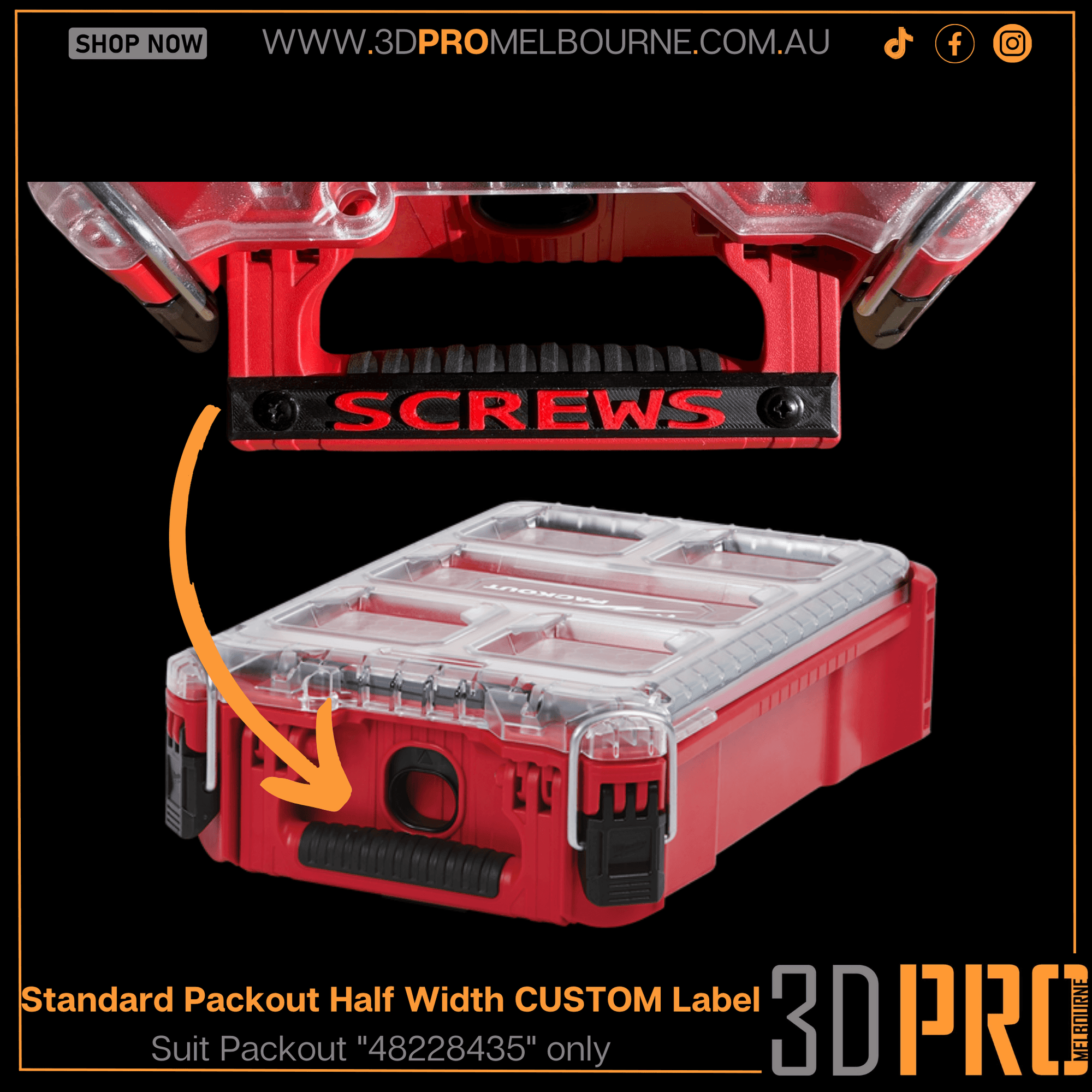 3D Pro | PackOut Shelving and 3D Printed Tradie Accessories
