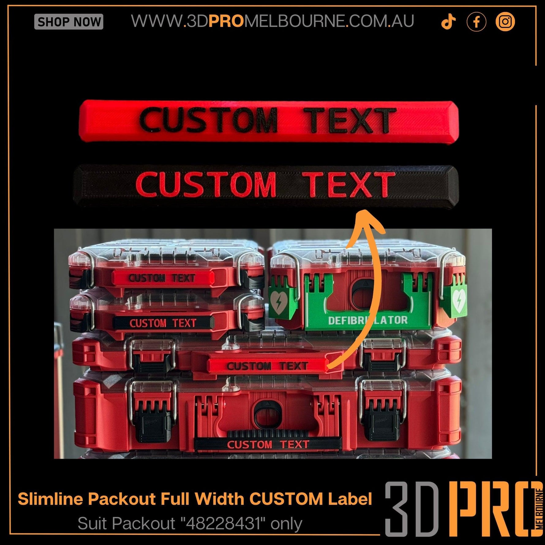 3D Pro | PackOut Shelving and 3D Printed Tradie Accessories