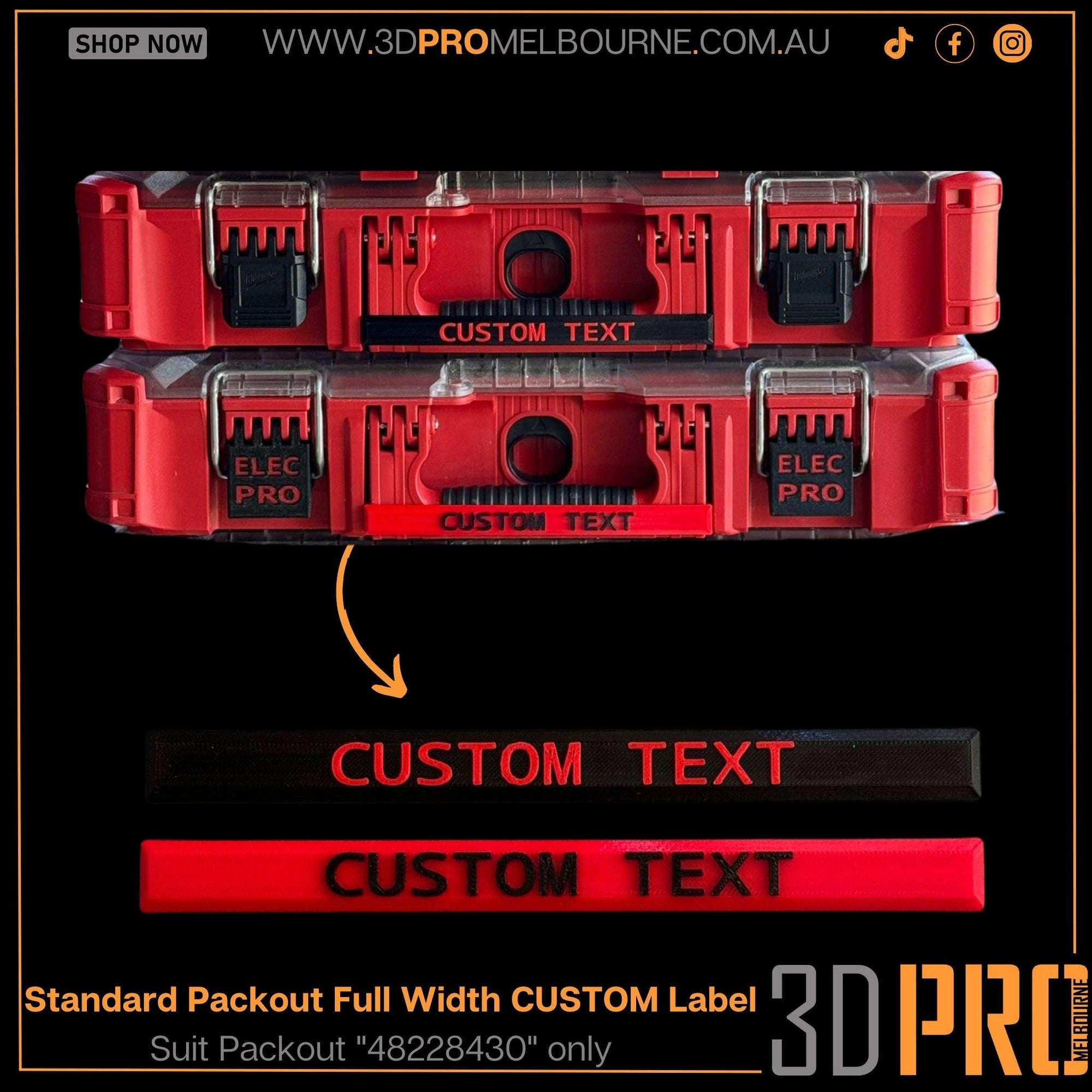 3D Pro | PackOut Shelving and 3D Printed Tradie Accessories