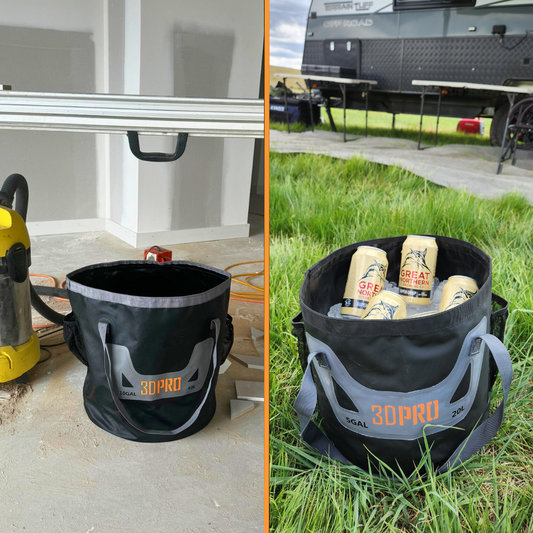 Folding buckets - collapsable/watertight/20litre and 40litre