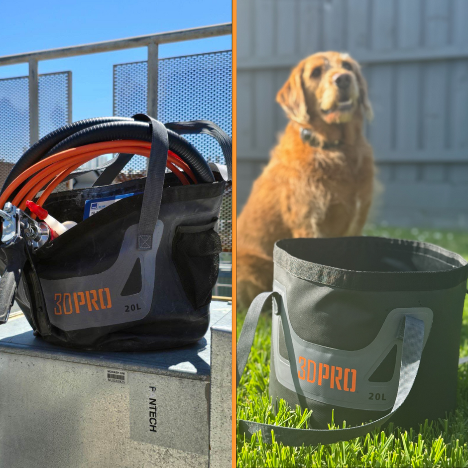 Folding buckets - collapsable/watertight/20litre and 40litre