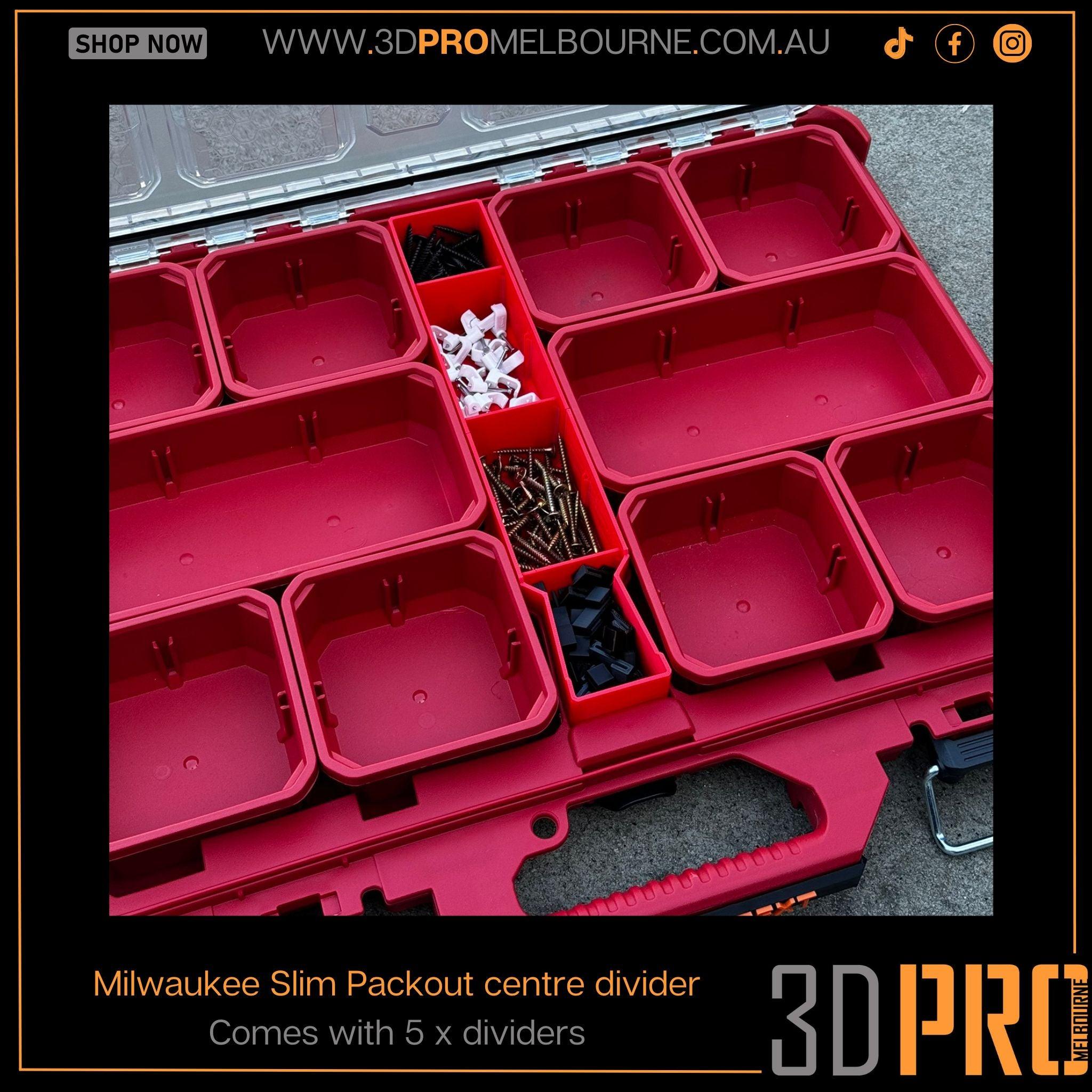 Milwaukee Slim Packout Centre Divider Pack
