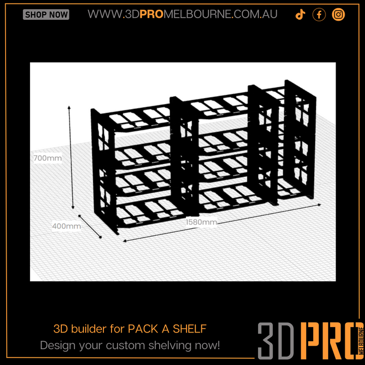 PACK-A-SHELF - Packout shelving