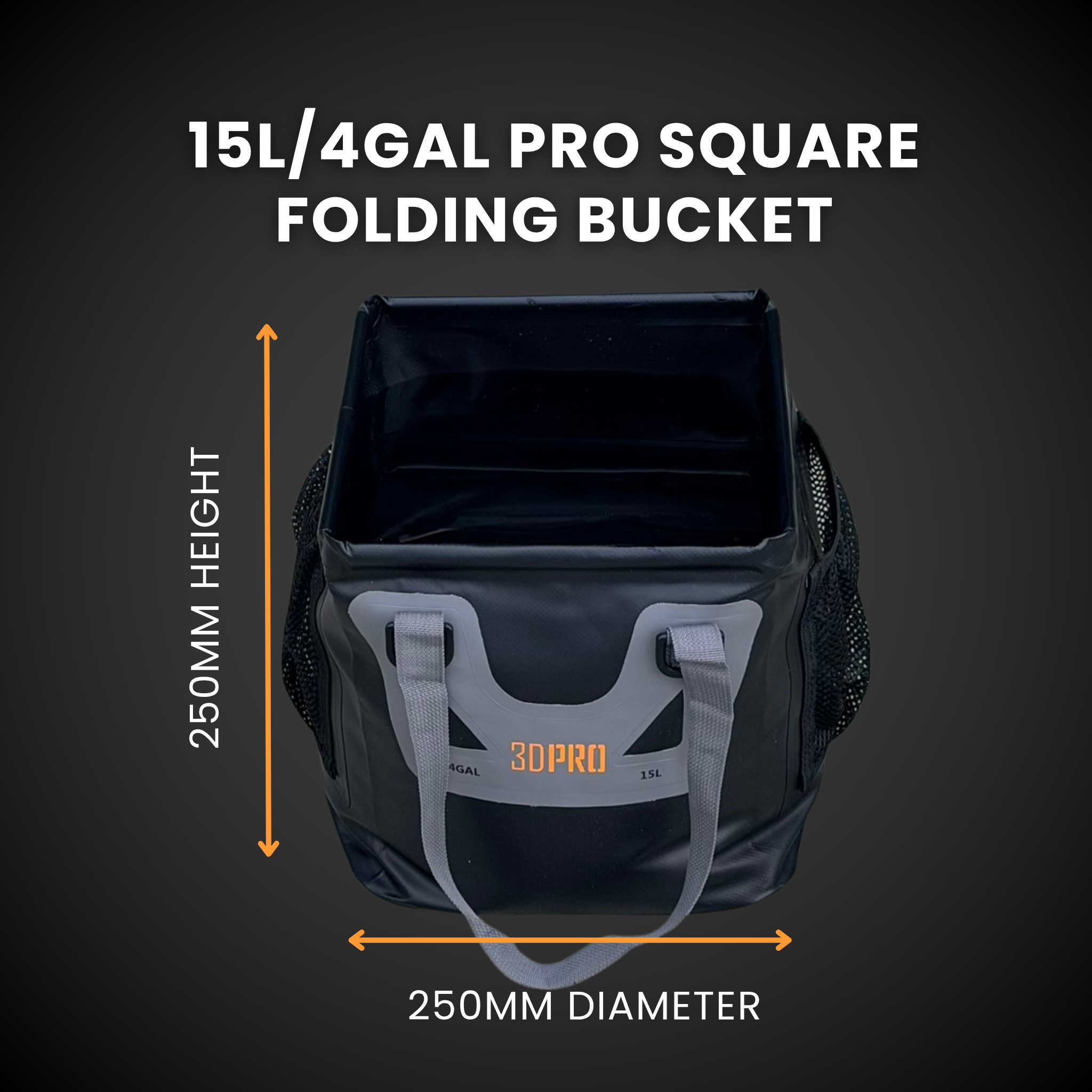 Folding Buckets | Collapsible Buckets for Work & Play – 3DPRO