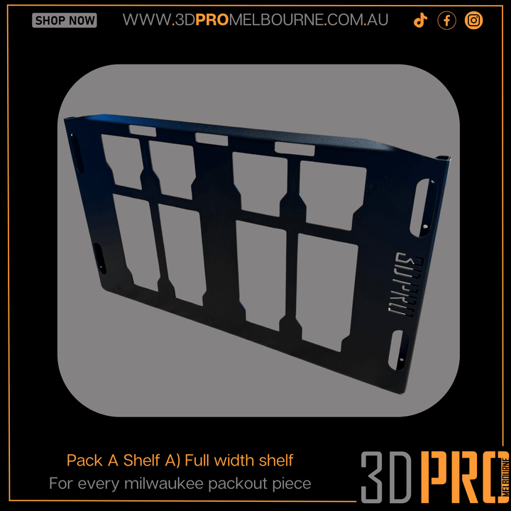 3D Pro | PackOut Shelving and 3D Printed Tradie Accessories