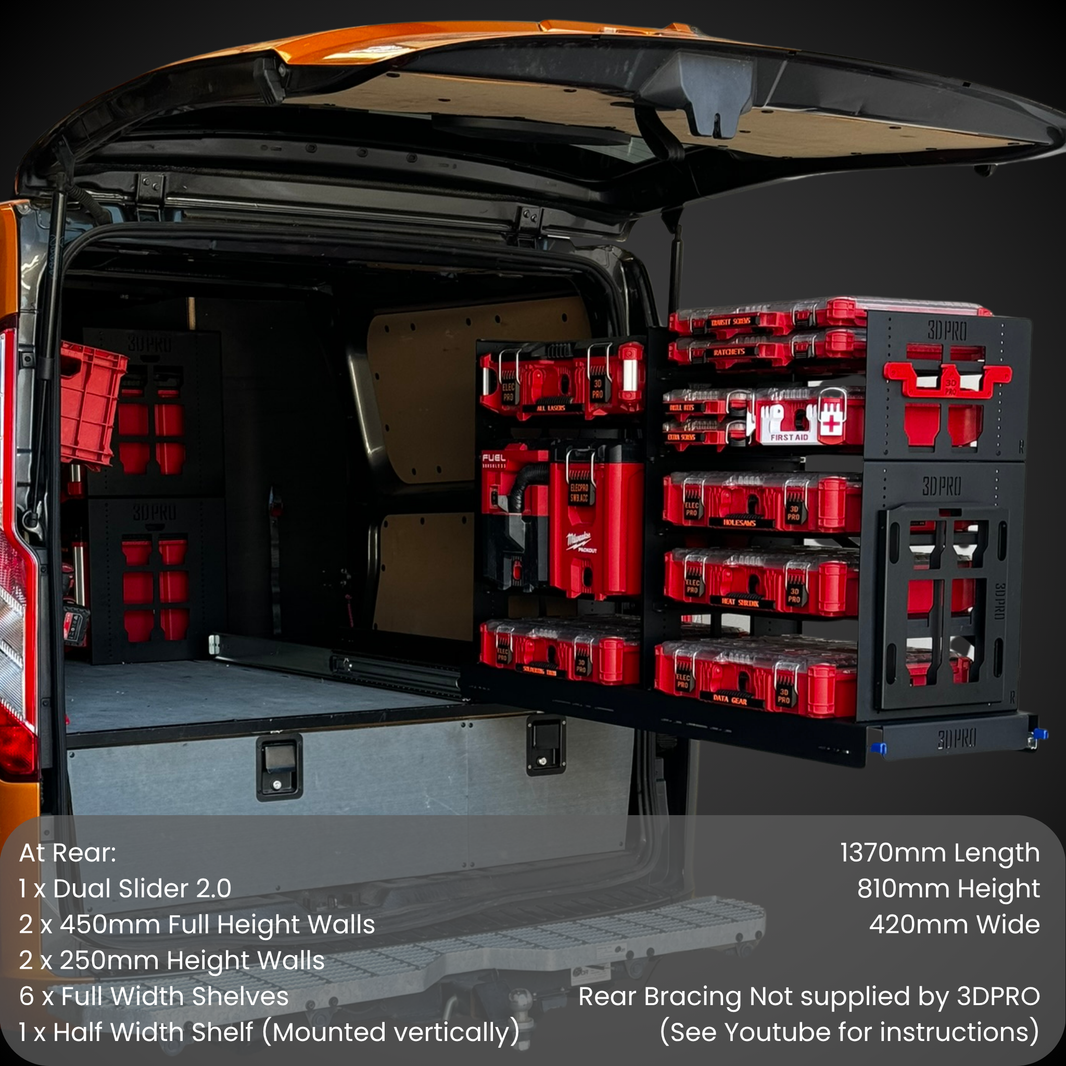 Packout Shelving for Tradies | Pack A Shelf by 3DPro – 3DPRO
