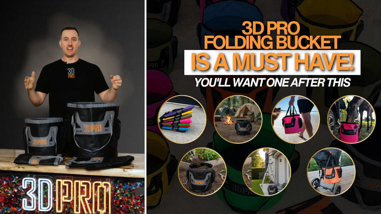 Folding Buckets | Collapsible Buckets for Work & Play – 3DPRO