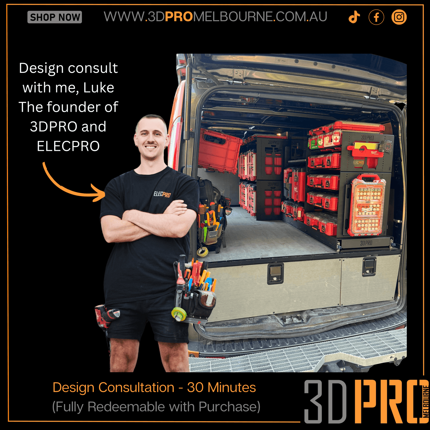 3D Pro | PackOut Shelving and 3D Printed Tradie Accessories
