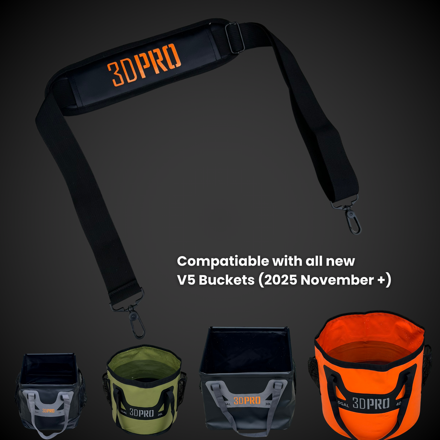 Pro Bucket Shoulder Strap – 3DPRO
